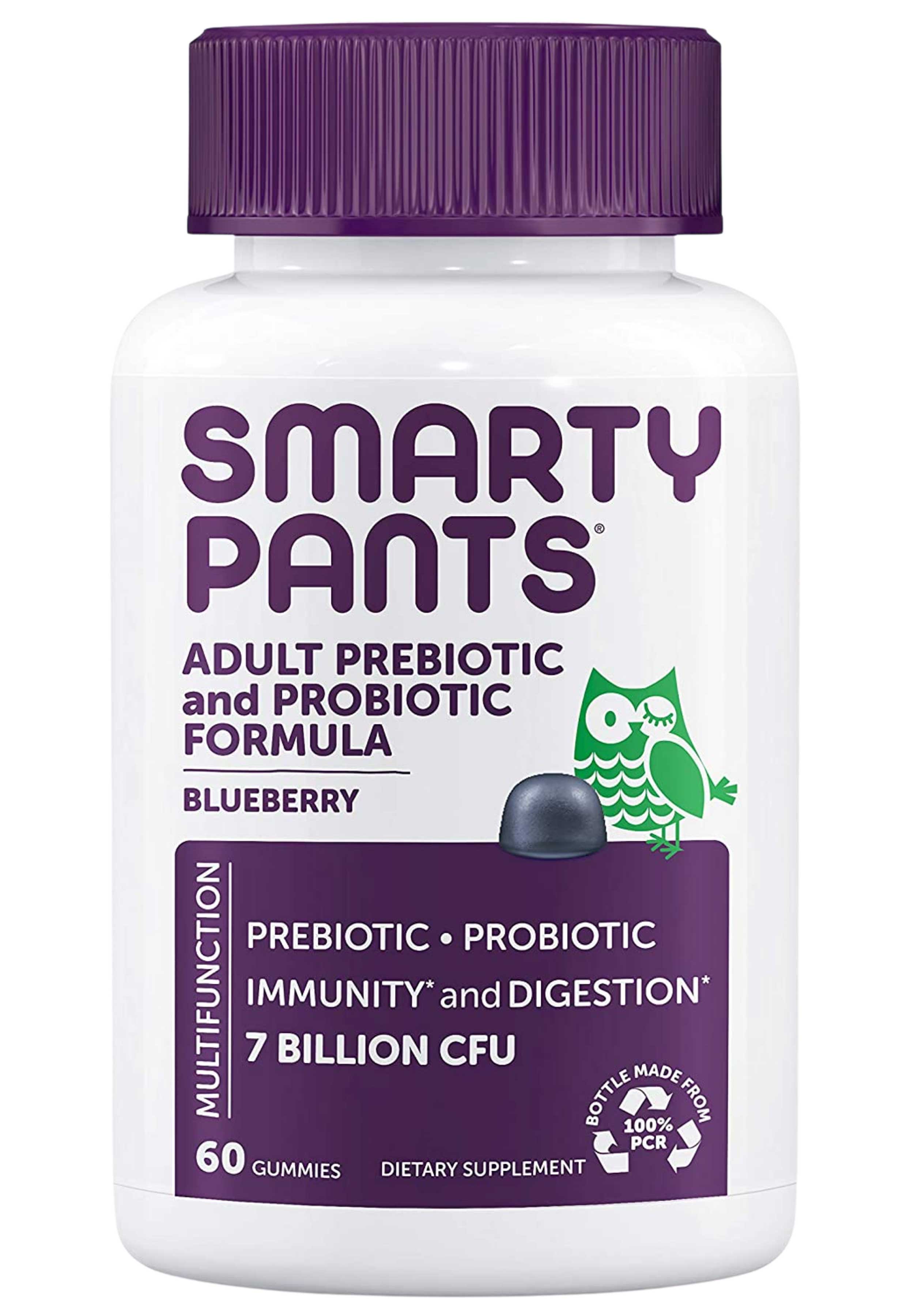 Adult Probiotic, Prebiotic Blueberry 60 Gummies – Expert Nutrition Center